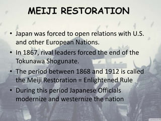 Modernizing Japan | PPTX