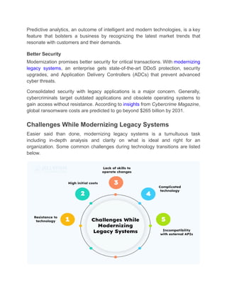 Modernizing Legacy Systems: Benefits, Challenges, and Migration ...