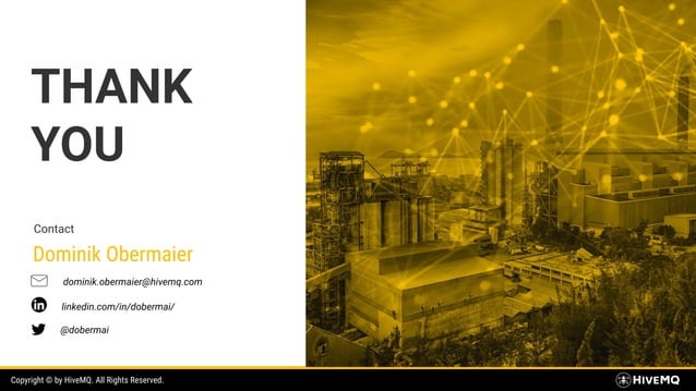 Modernizing the Manufacturing Industry with Kafka and MQTT | PPT