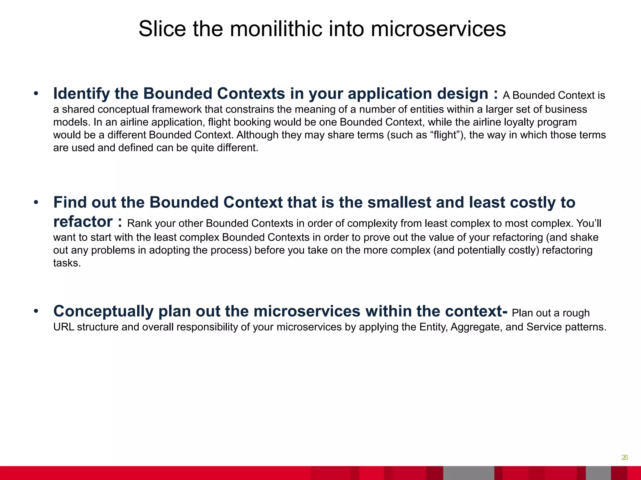 Modernizing The Monolithic Architecture To Container Based Architecture