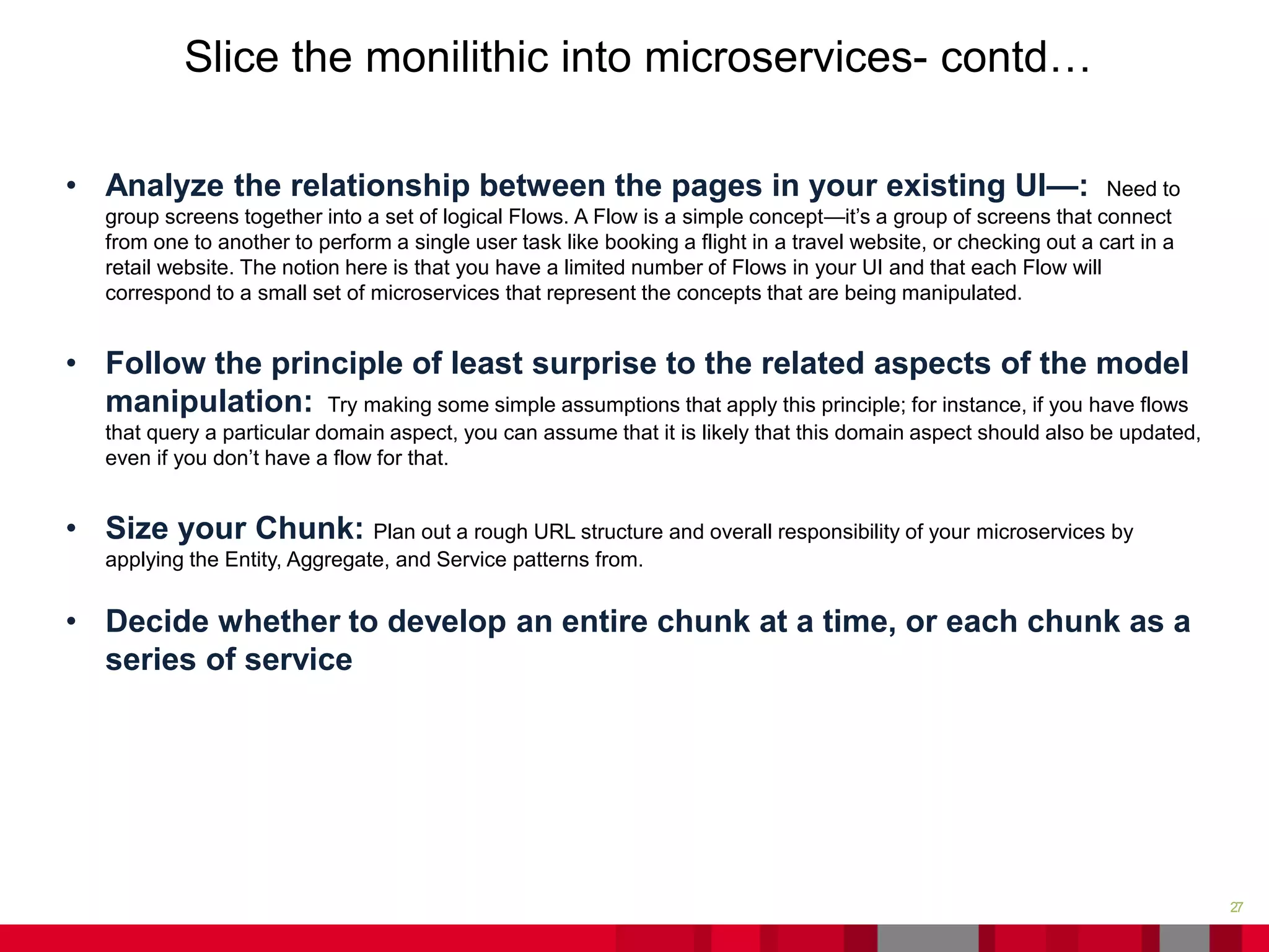 Modernizing The Monolithic Architecture To Container Based Architecture