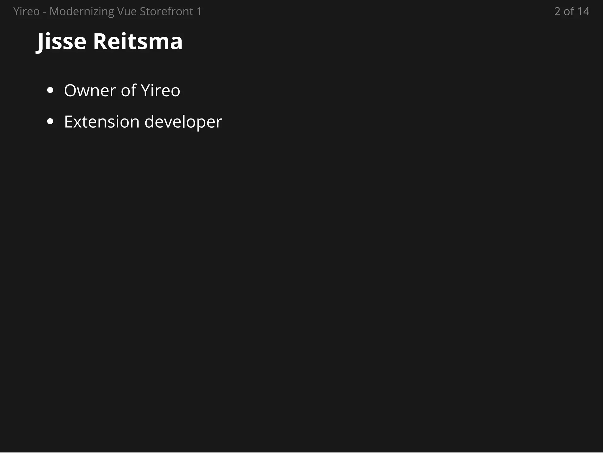 Modernizing Vue Storefront 1 | PPT