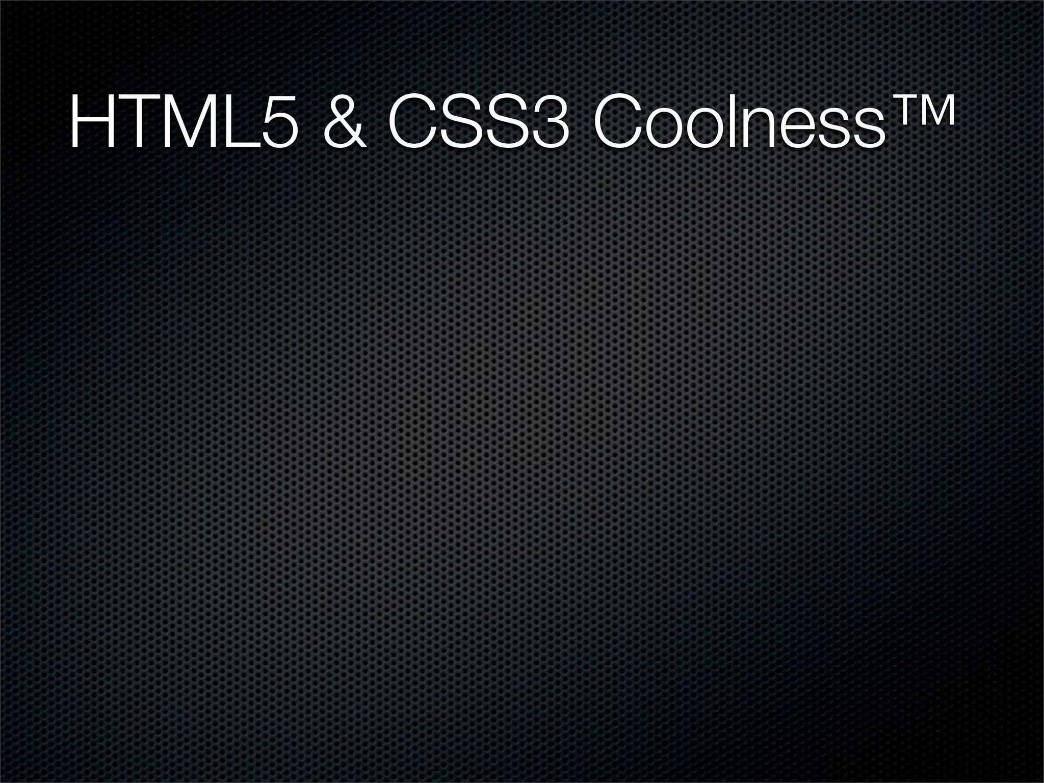 Modernizr - Detecting HTML5 and CSS3 support | PDF