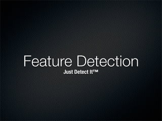 Modernizr - Detecting HTML5 and CSS3 support | PDF