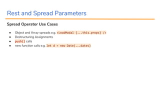 Modern JavaScript - Modern ES6+ Features | PDF