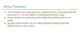Modern JavaScript - Modern ES6+ Features | PDF