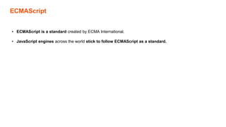 Modern java script features | PPT