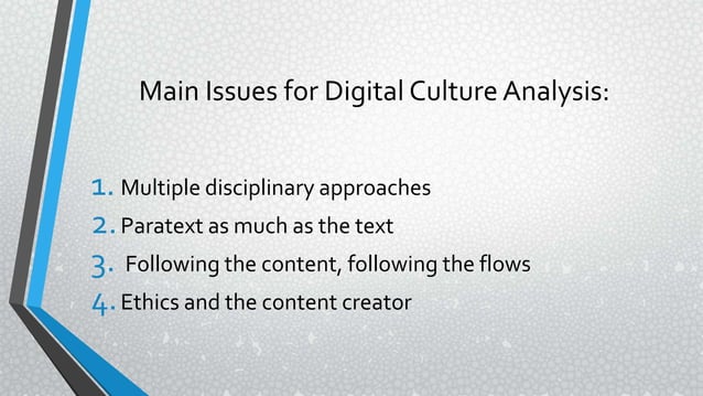 Modern Languages Approaches to Digital Culture | PPT