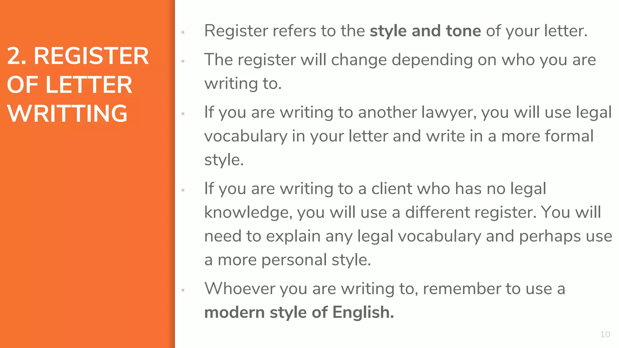 Modern letter writing- part II | PPT