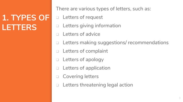 Modern letter writing- part II | PPT