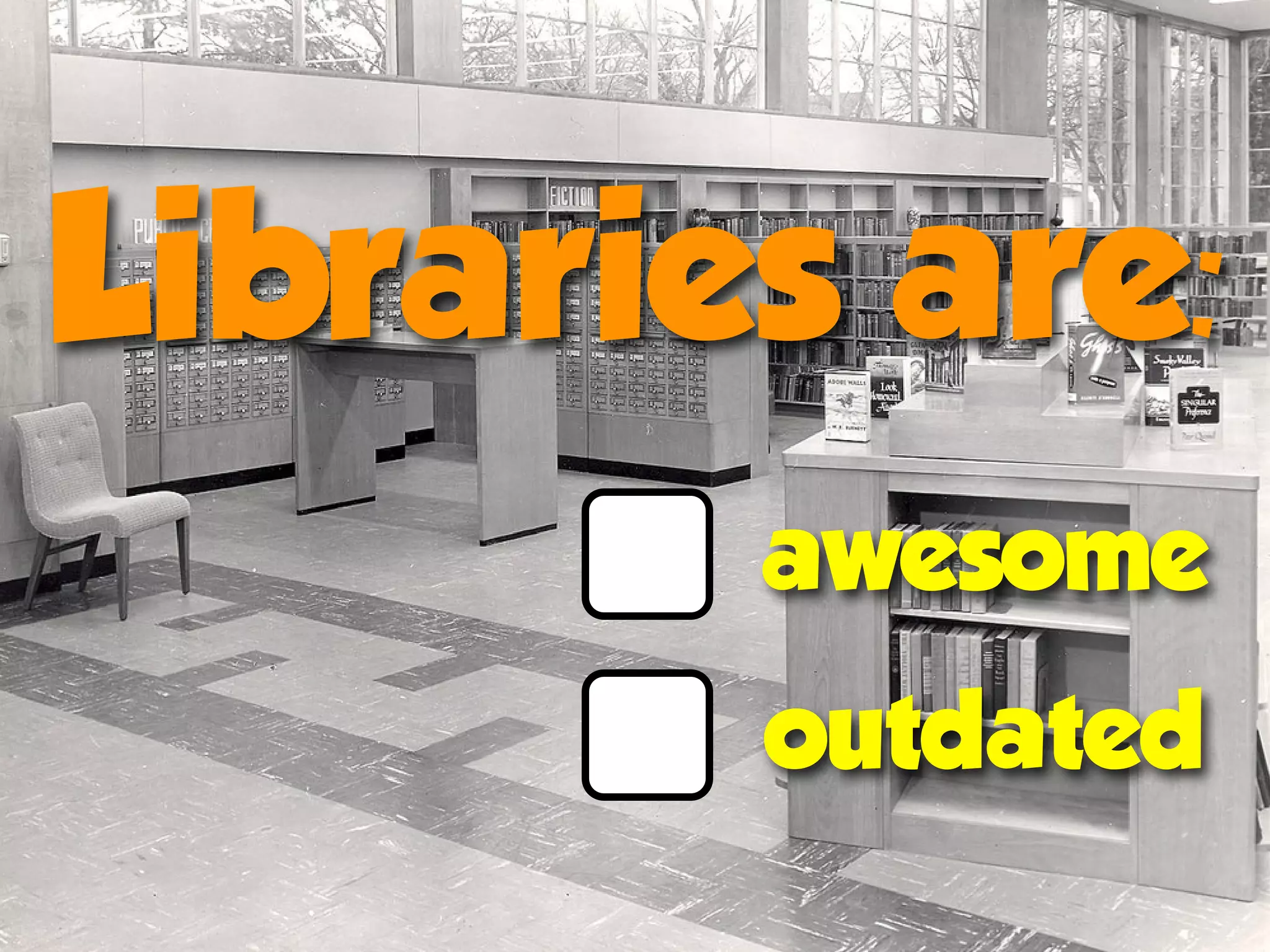 Modern LibGeek Landscape: What's Right/Wrong with Libraries | PDF