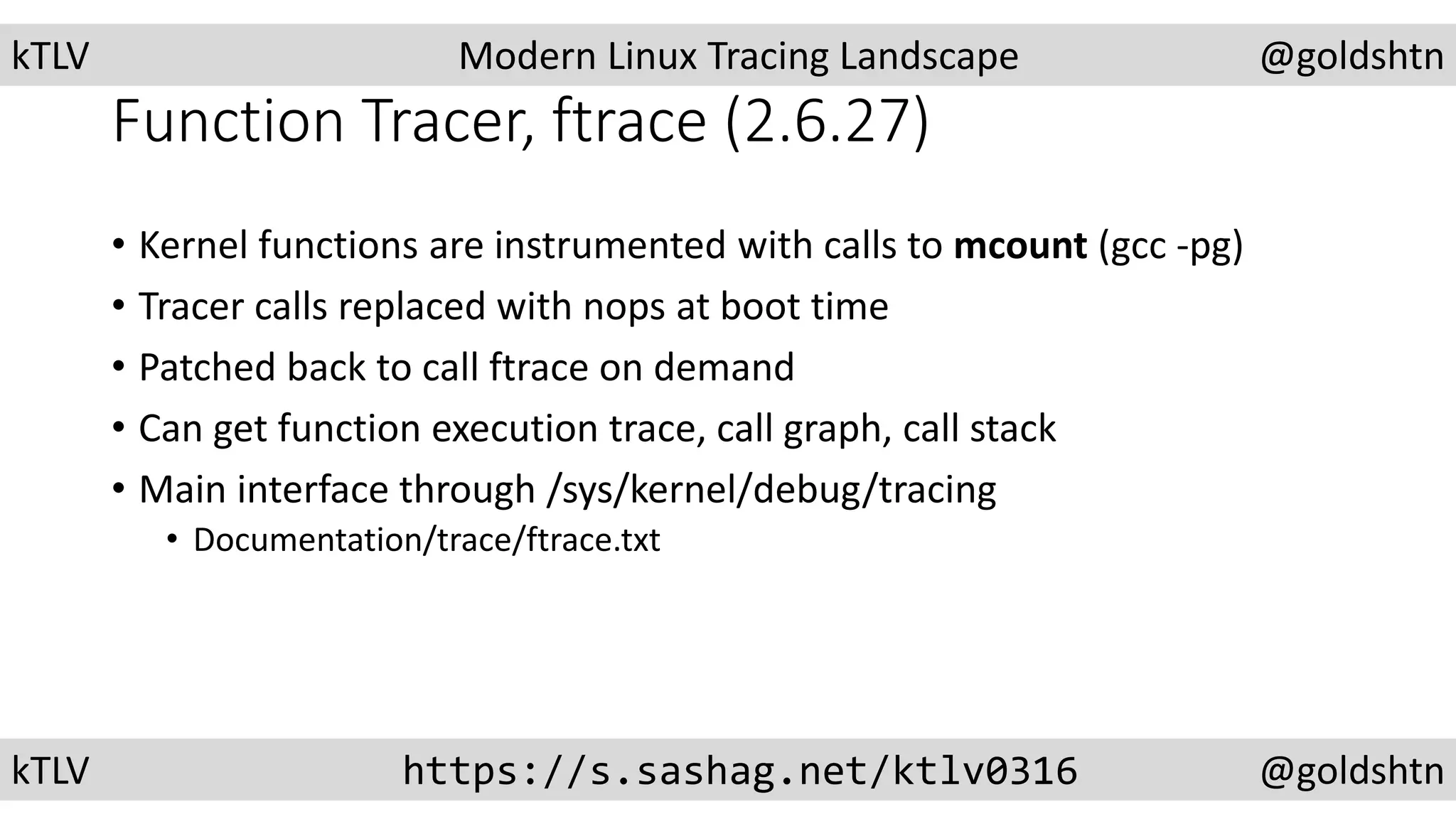 Modern Linux Tracing Landscape | PPTX