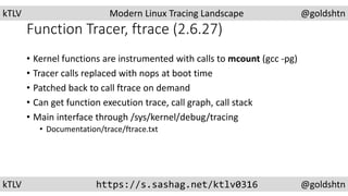 Modern Linux Tracing Landscape | PPTX