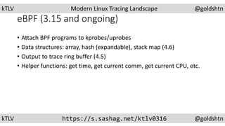 Modern Linux Tracing Landscape | PPTX