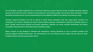 Precision Enzymes Redefining Starch Liquefaction | PPTX