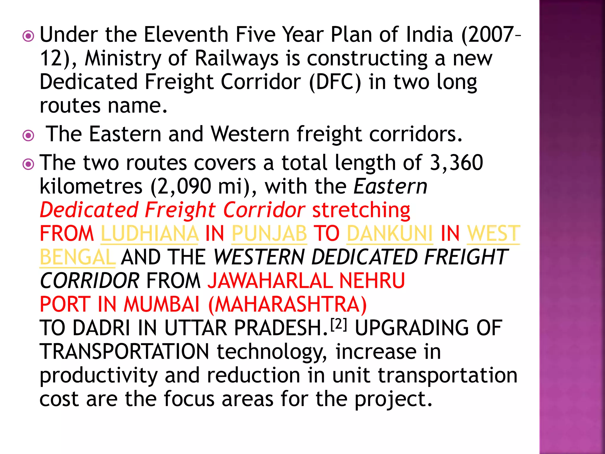 Modern logistics infrastructure | PPTX