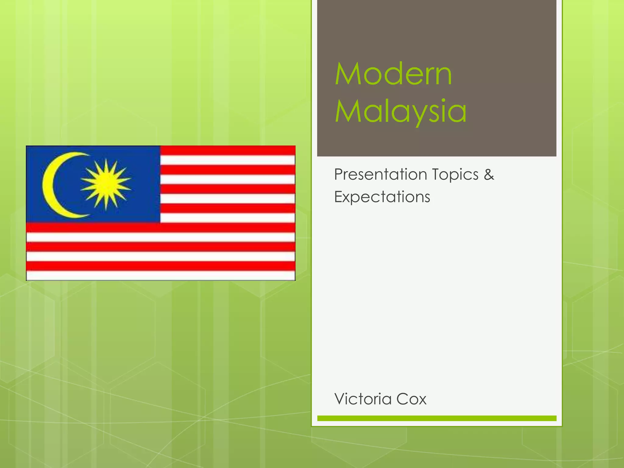 Modern malaysia | PPTX