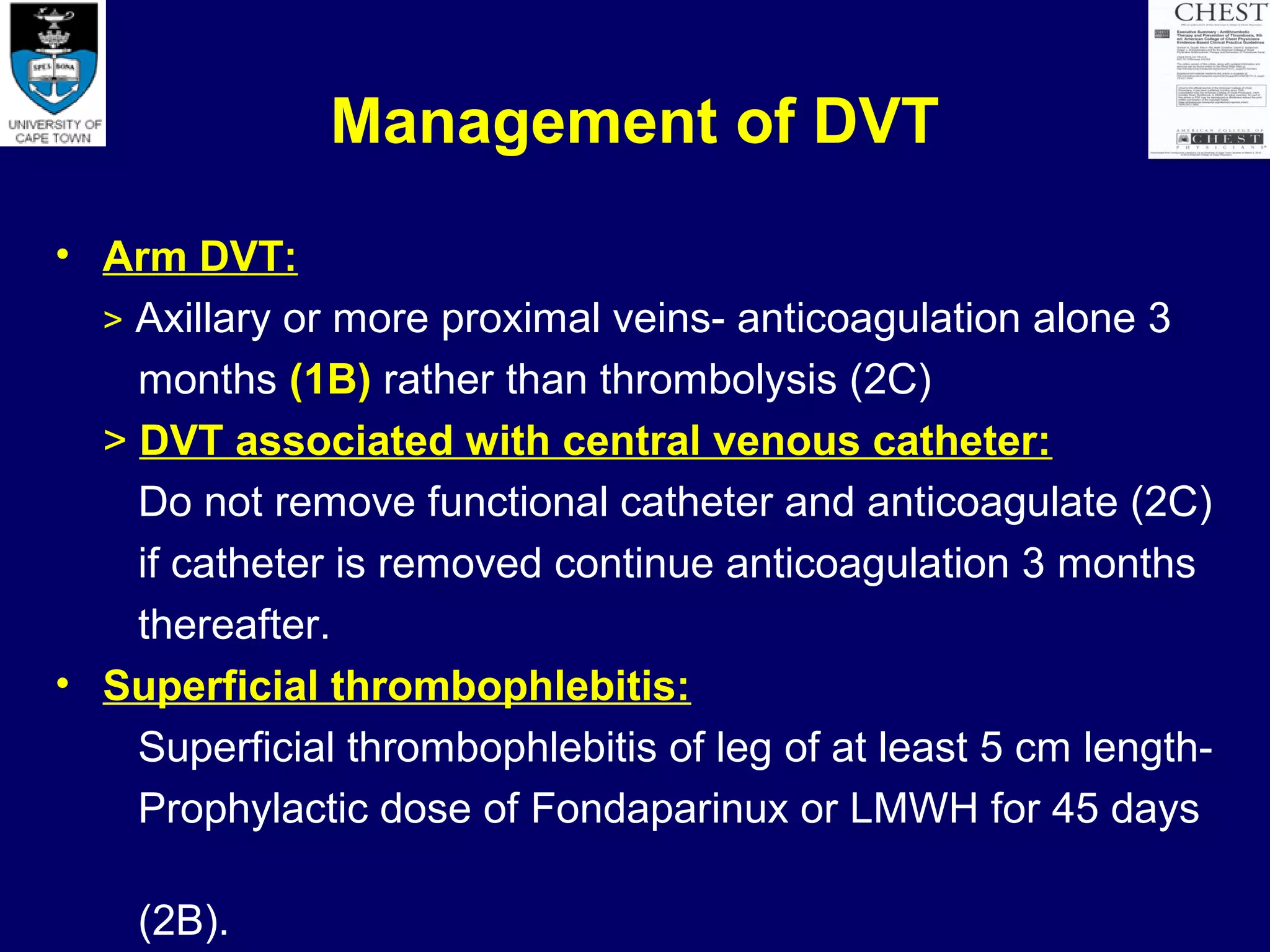 Deep Vein Thrombosis-Dr. sharfuddin chowdhury | PPT