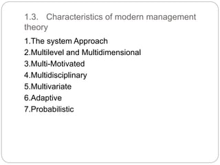 Modern management thought PPT.pptx