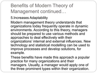 Modern management thought PPT.pptx