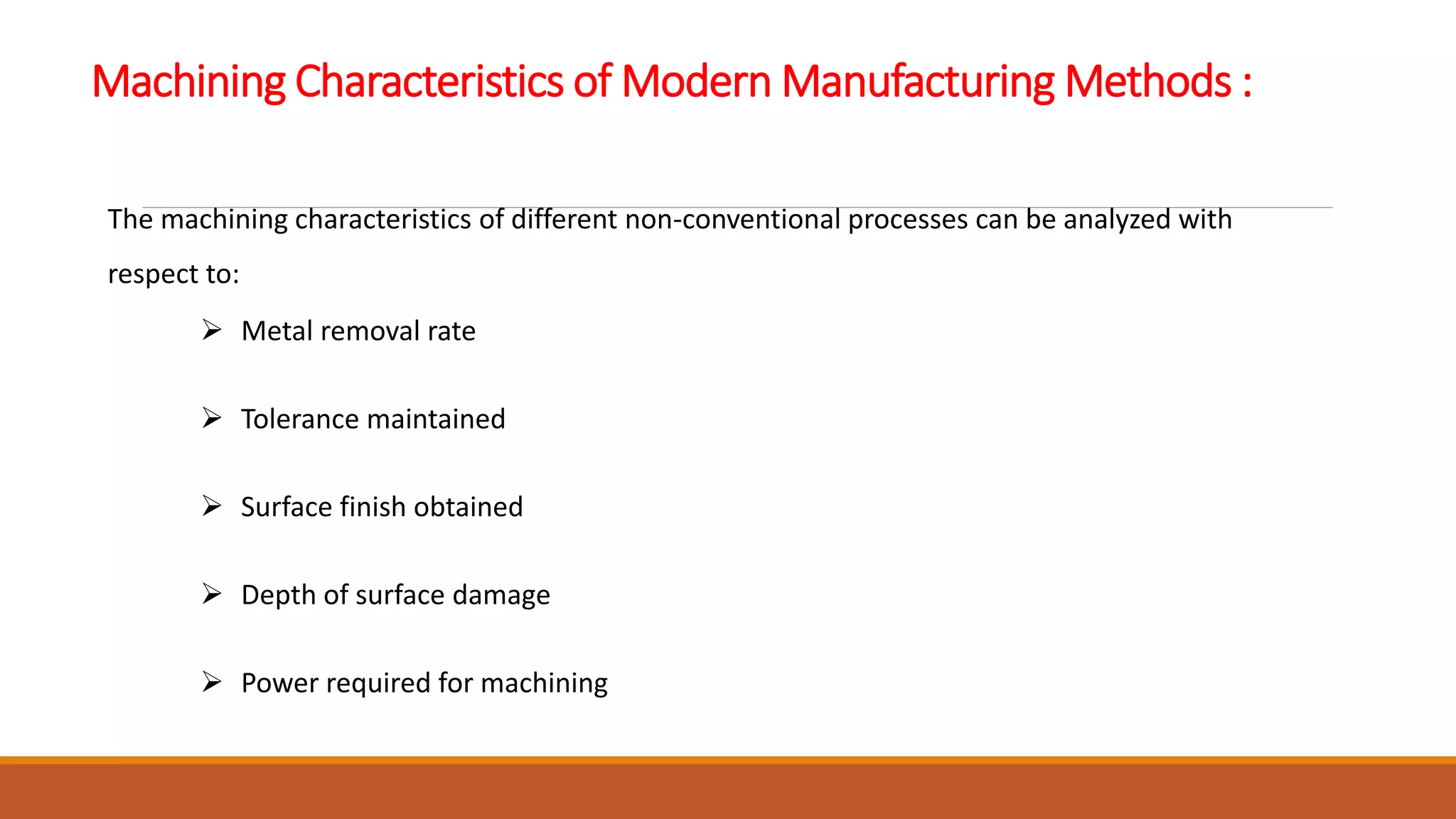 Modern manufacturing methods | PPTX
