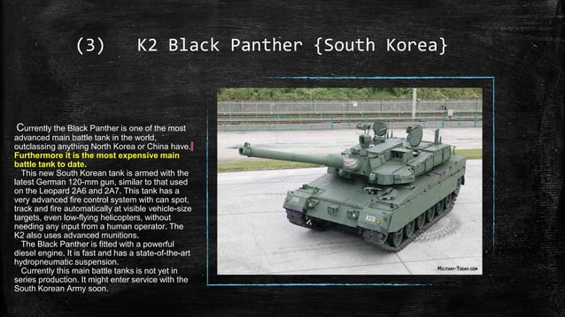 Modern main battle tanks | PPTX