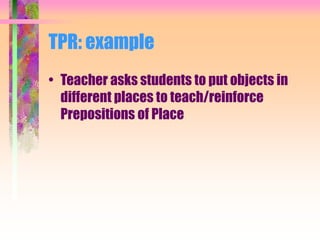 Modern_methods_in_language_teaching in second language learning | PPT