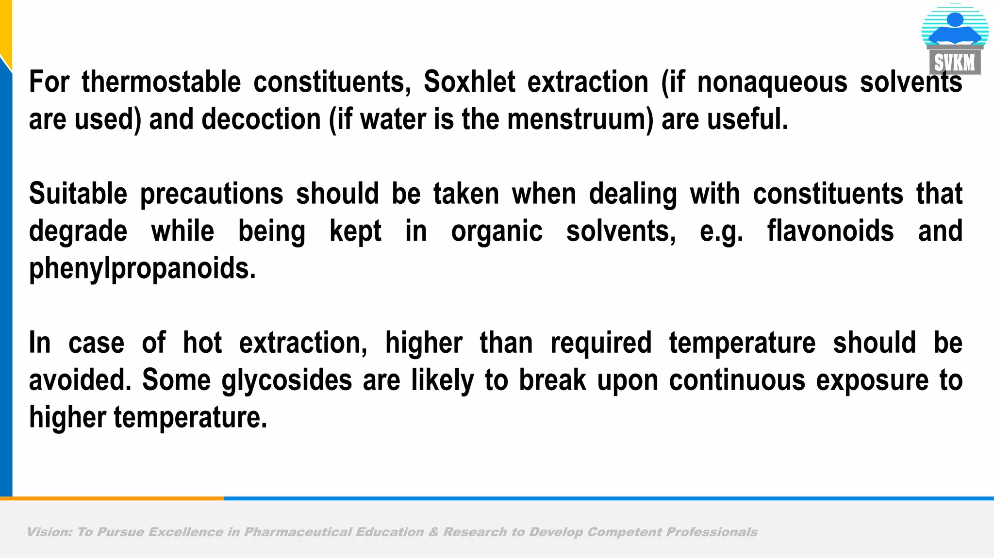 Modern methods of extraction by Dr. Amit Gangwal | PDF