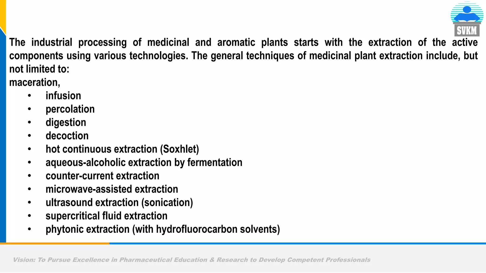 Modern methods of extraction by Dr. Amit Gangwal | PDF | Chemistry ...