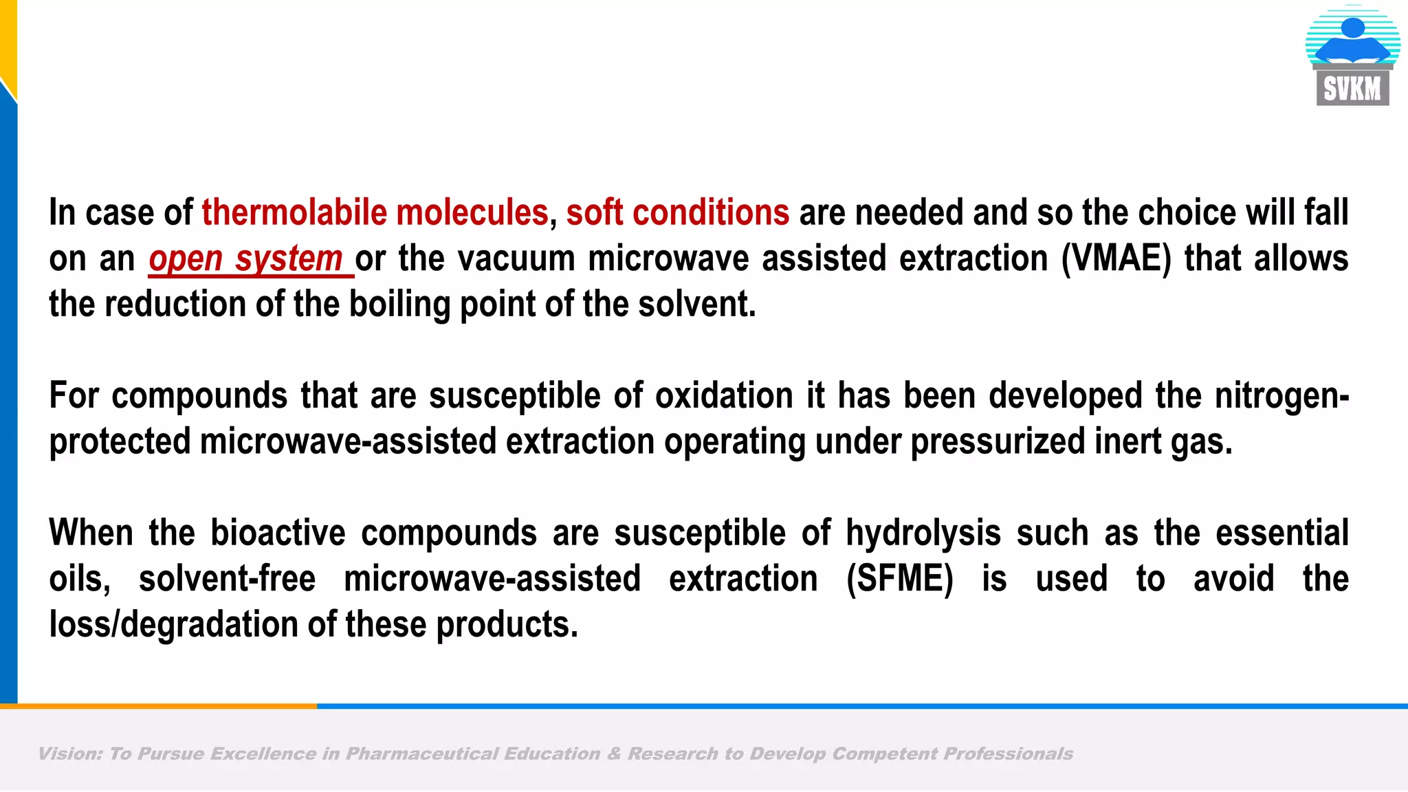 Modern methods of extraction by Dr. Amit Gangwal | PDF | Chemistry ...