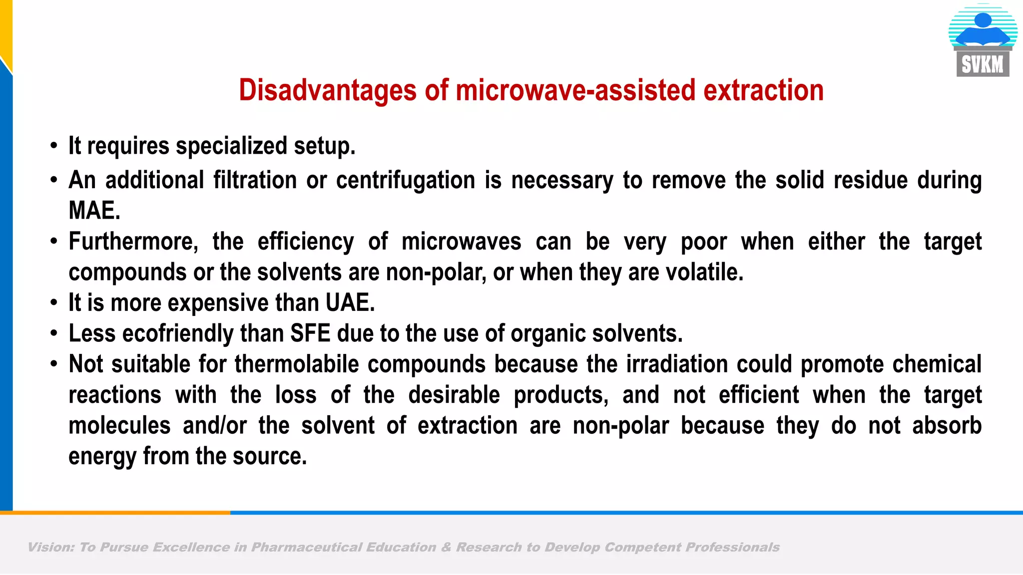 Modern methods of extraction by Dr. Amit Gangwal | PDF | Chemistry ...