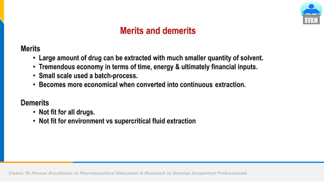 Modern methods of extraction by Dr. Amit Gangwal | PDF | Chemistry ...