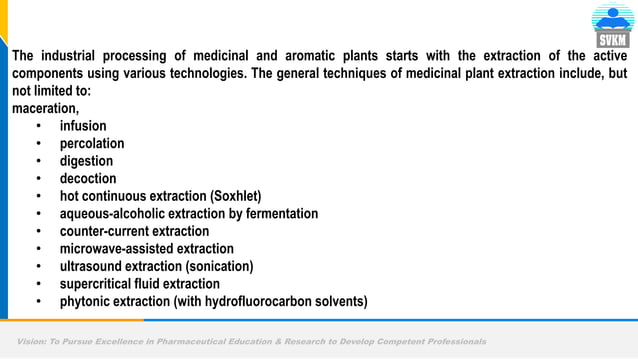 Modern methods of extraction by Dr. Amit Gangwal | PDF | Chemistry ...