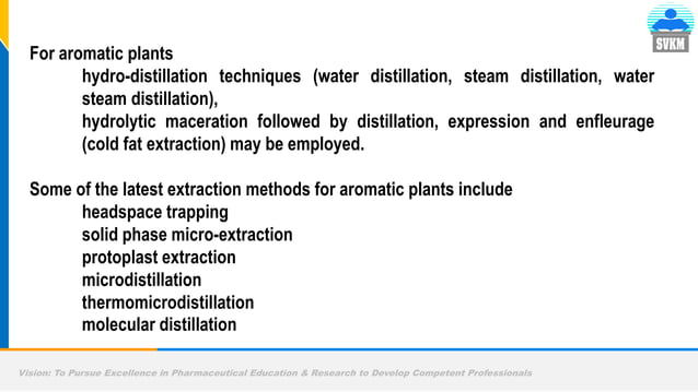 Modern methods of extraction by Dr. Amit Gangwal | PDF | Chemistry ...