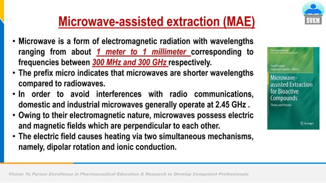 Modern methods of extraction by Dr. Amit Gangwal | PDF | Chemistry ...