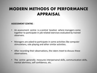Modern methods of performance appraisal | PPT