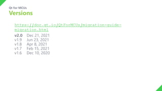 Modern microcontroller (mcu) application development with qt | PPT