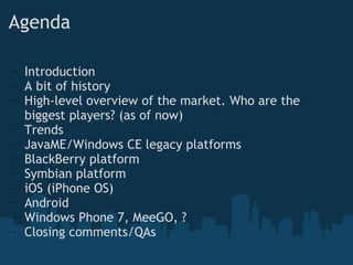 Modern mobile development overview | PPT