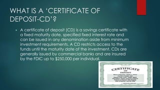 Modern money market instruments | PPTX