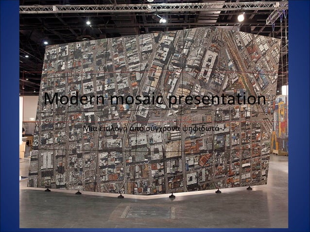 Modern mosaic presentation | PPT