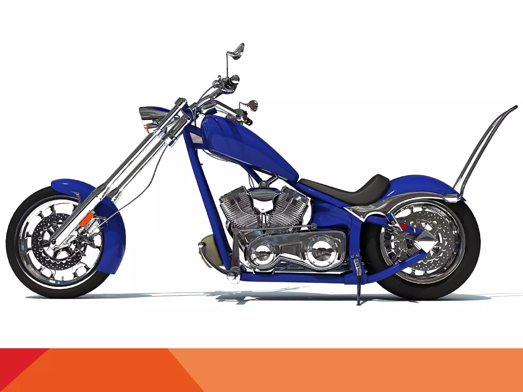 MODERN MOTORCYCLE 3D MODEL | PPT
