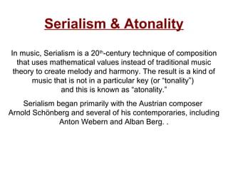 The Modern Period of Western Musical History | PPT