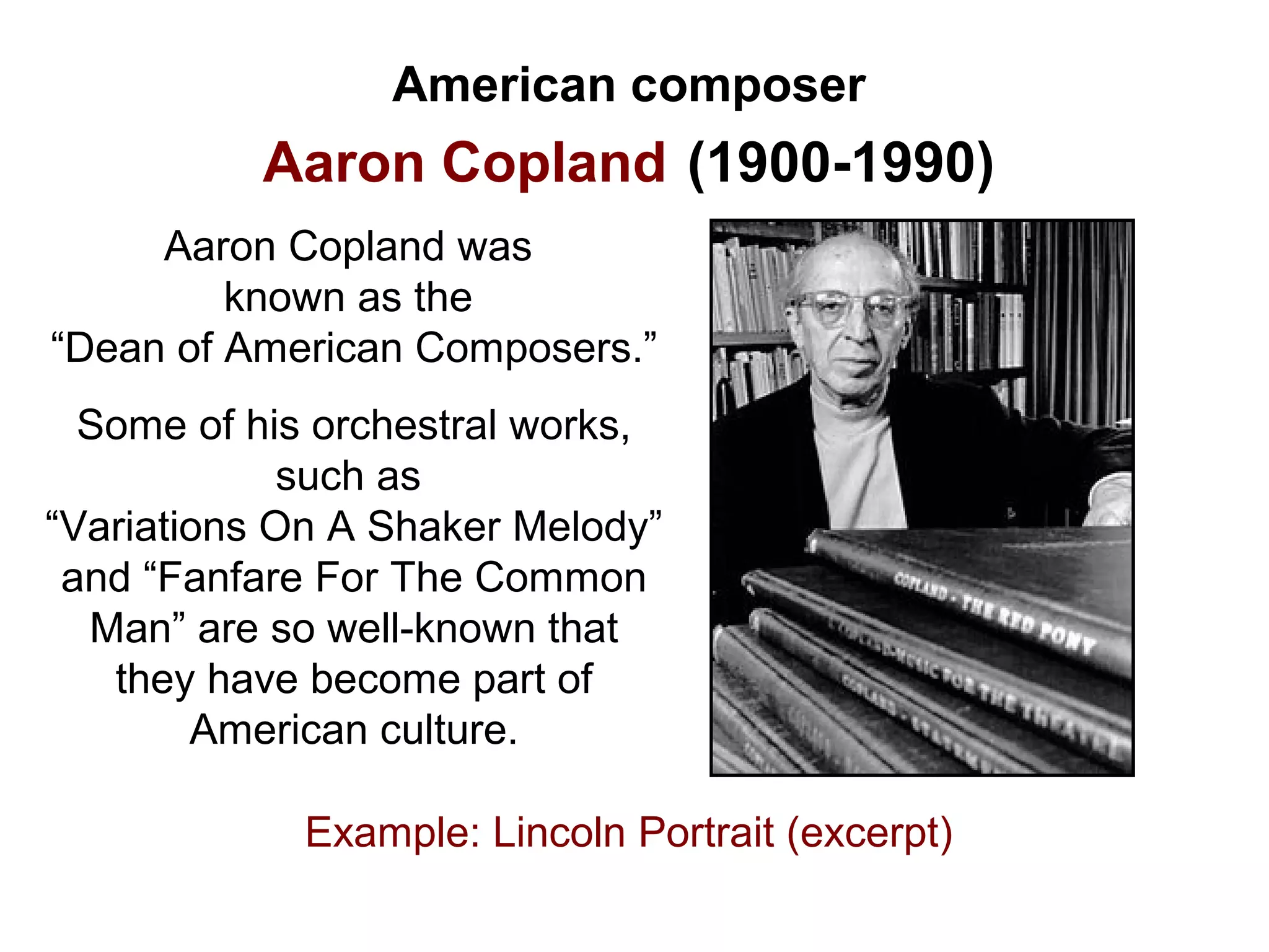The Modern Period of Musical History | PPT