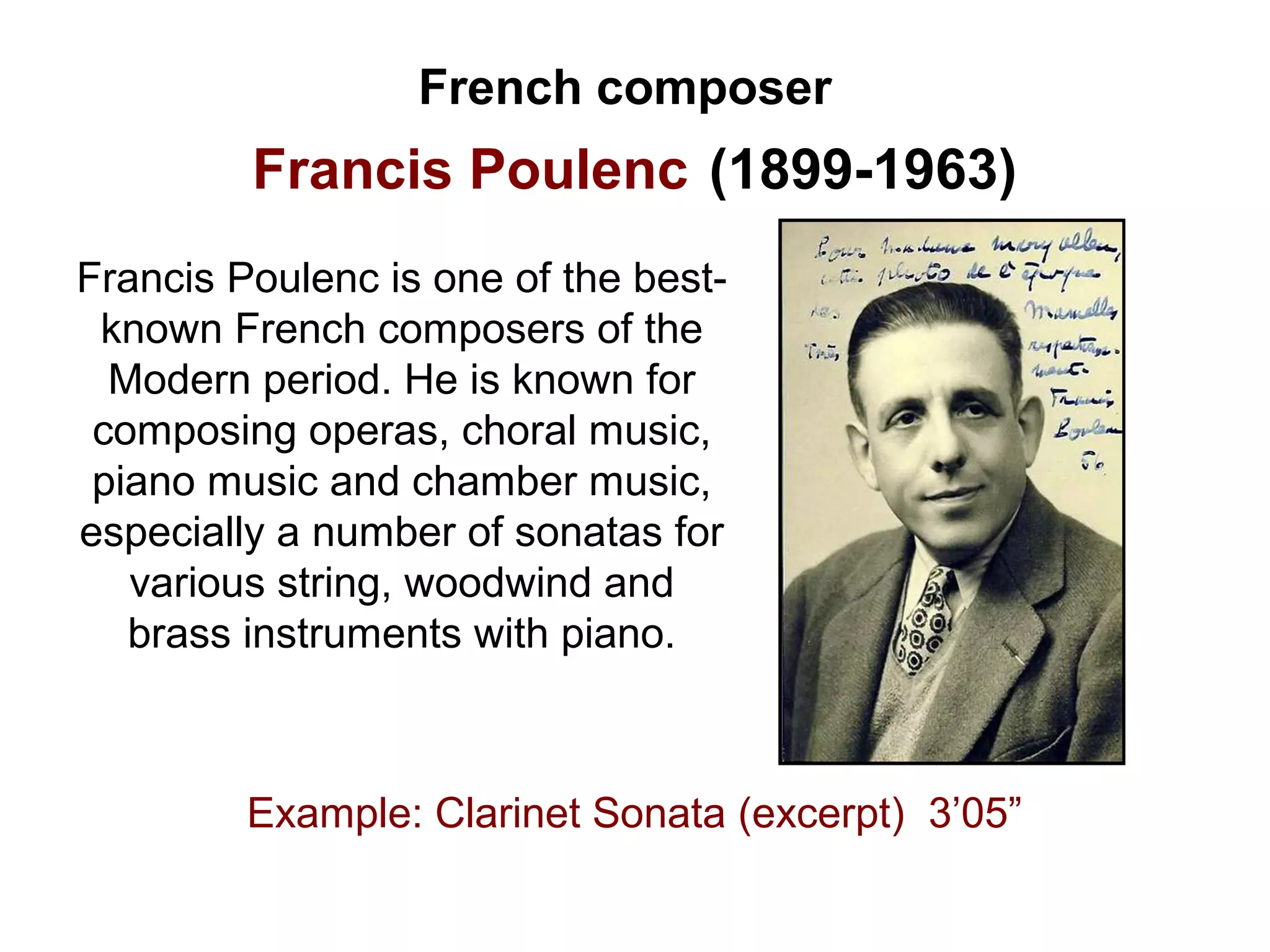 The Modern Period of Musical History | PPT
