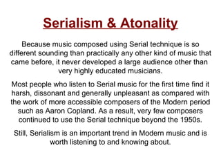 The Modern Period of Musical History | PPT