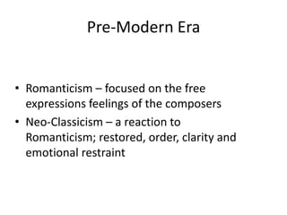Modern music final | PPT