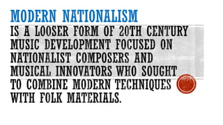Modern Nationalism Music | PDF