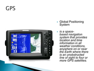 Modern navigational instruments | PPTX