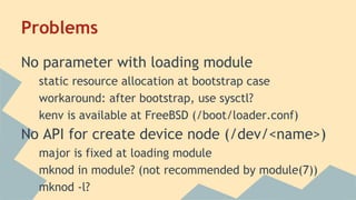 Modern net bsd kernel module | PDF