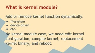 Modern net bsd kernel module | PDF